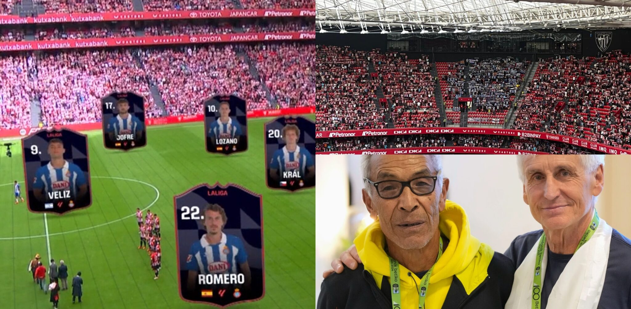 Pasillo del Athletic Club a Martín Zabaleta, del que no participan los ...