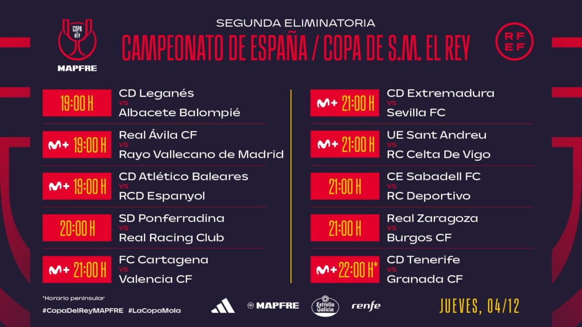 El Atlético Baleares – Espanyol de la Copa del Rey ya tiene fecha y hora